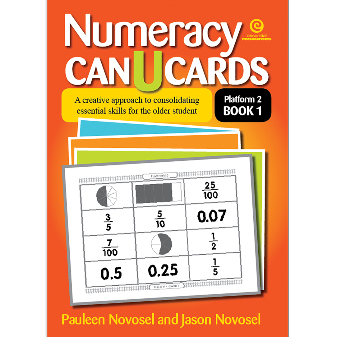 Numeracy CAN U CARDS for the older student P2 Book 1